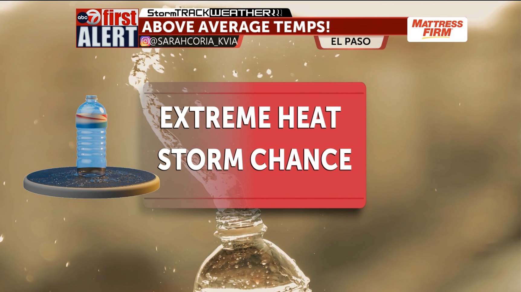 ABC-7 First Alert: Extreme heat today, strong weekend rain chances - KVIA